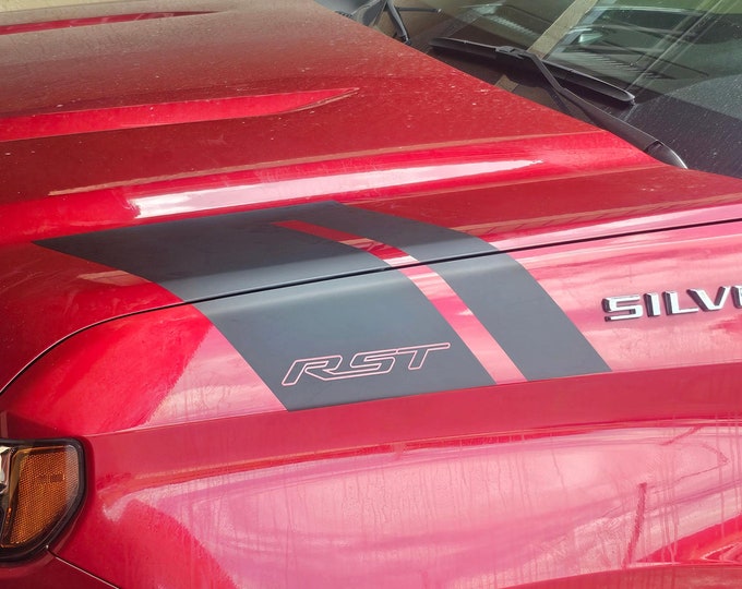 2019-2024 Chevy Silverado 1500 Fender Stripes, Hash Mark Stripes, Hood ...