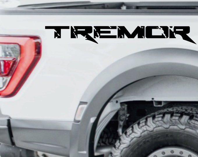 Tremor Bedside Truck Decal, F150 Decal Ford Ranger Vinyl Decal Pick up ...
