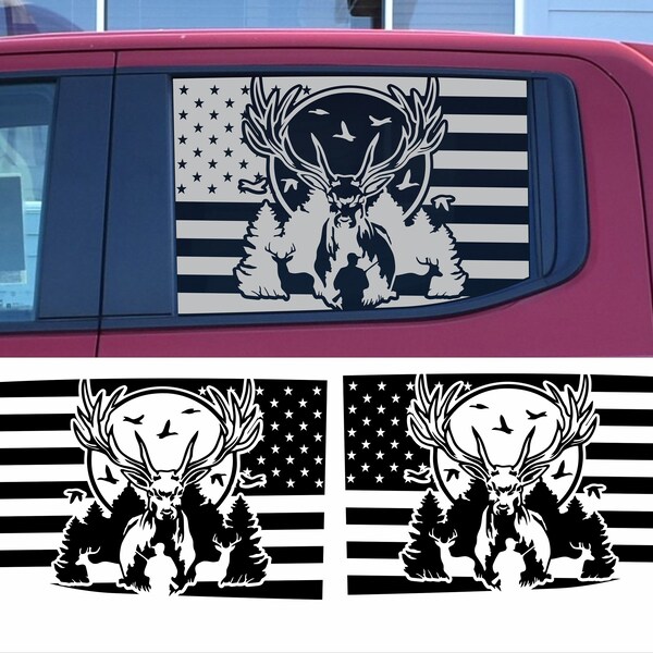Back Window Decals Deer - Etsy