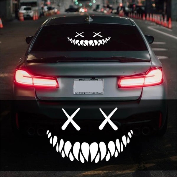Demon Smile Decal - Etsy