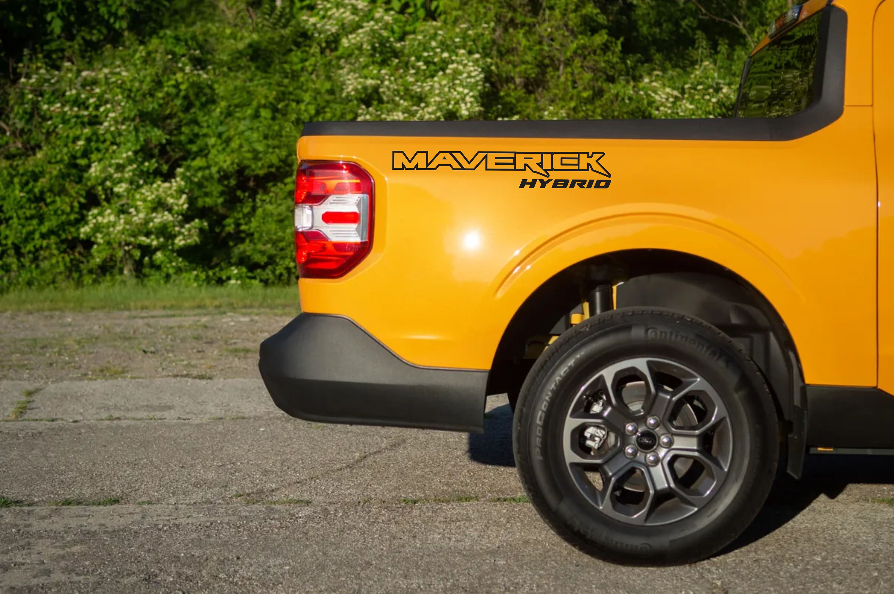 Ford Maverick Hybrid Vinyl Decal Sticker 2pcs, Bedside Truck Decal ...