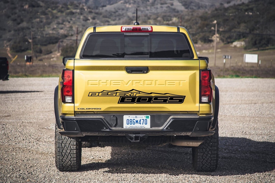 Chevy Colorado 2023 2024 Desert Boss Tailgate Decal Lettering - Etsy