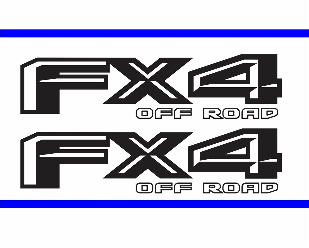FX4 off Road Decal, Ford FX4 Series (ranger, Maverick, F150,F250,F350 ...