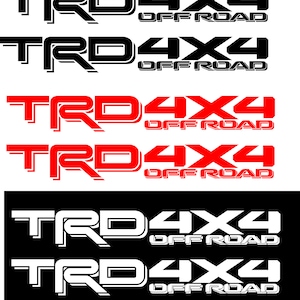 Trd 4x4 Off Road Decal