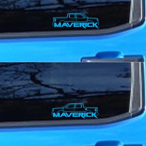 Ford Maverick Silhouette Decal Sticker, Unique Design for Ford Maverick ...