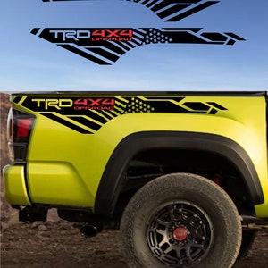TRD off Road, TRD 4x4,toyota Tacoma, Decals, Stickers, Bedsides Decal ...
