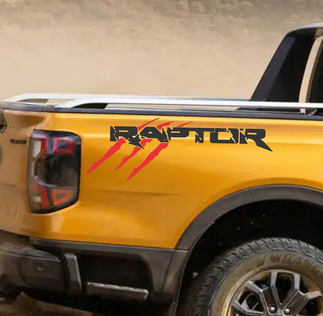 Ranger Raptor Claws Decals Sticker Bedside Fit Ford F150 Ford Ranger ...