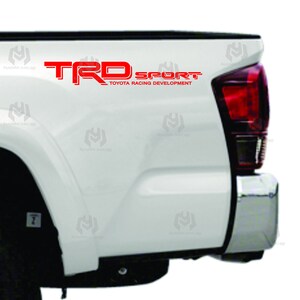 TRD Sport Toyota Truck Tacoma Tundra Decals Stickers Vinyl Bedsides Set ...