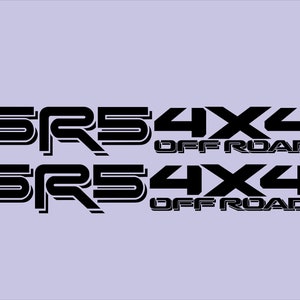 SR5 off Road, SR5 4x4,toyota Tacoma, Tundra, Decals, Stickers, Bedsides ...
