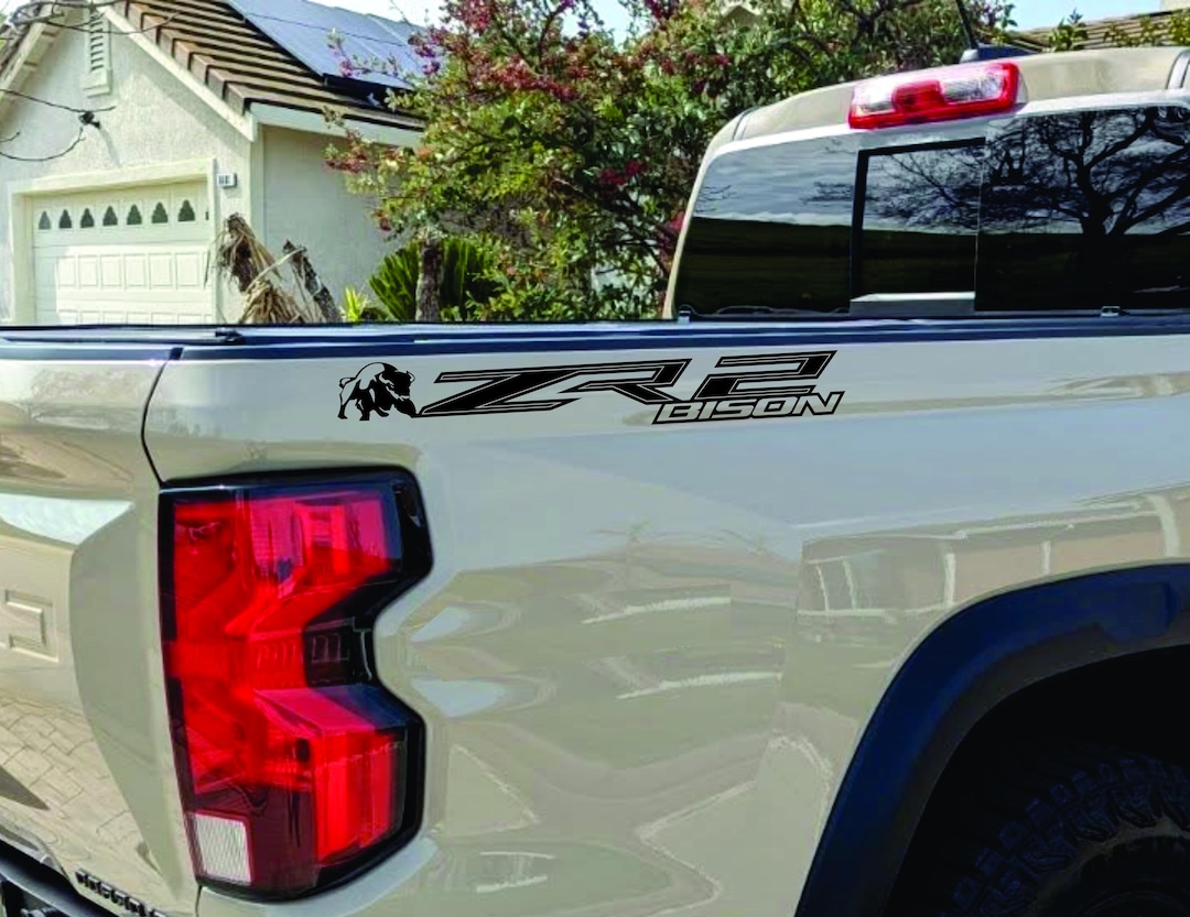 Chevy Colorado ZR2 Bison Bedside Decal – Vinyl Side Graphic Kit for ...