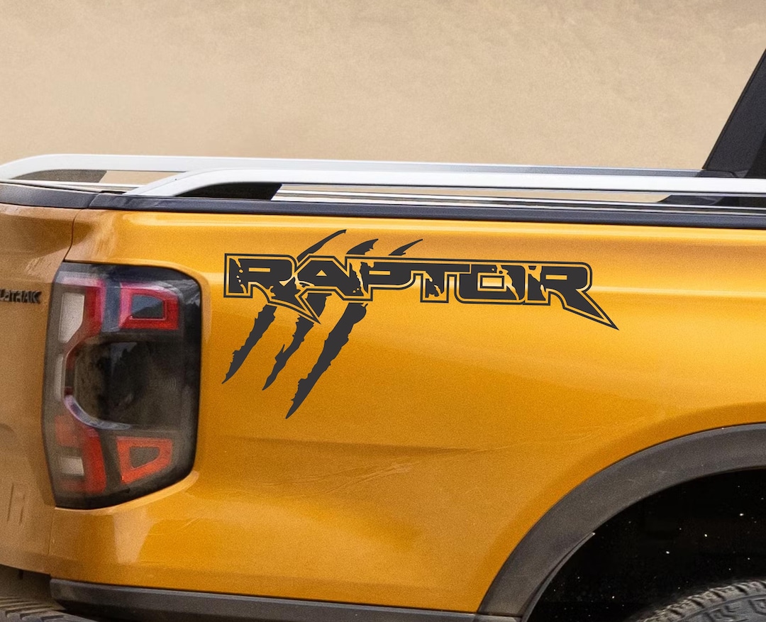 Ranger Raptor Claws Decals Sticker Bedside Fit Ford F150 Ford Ranger ...