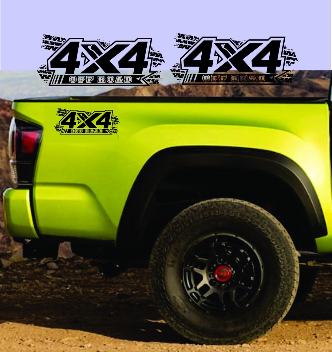 4x4 Off-road Decals Fits Dodge, Chevy, Ford Toyota Truck Stickers ...