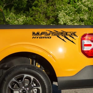 Ford Maverick Claw Mark Vinyl Decal Sticker 2pcs, Bedside Truck Decal ...