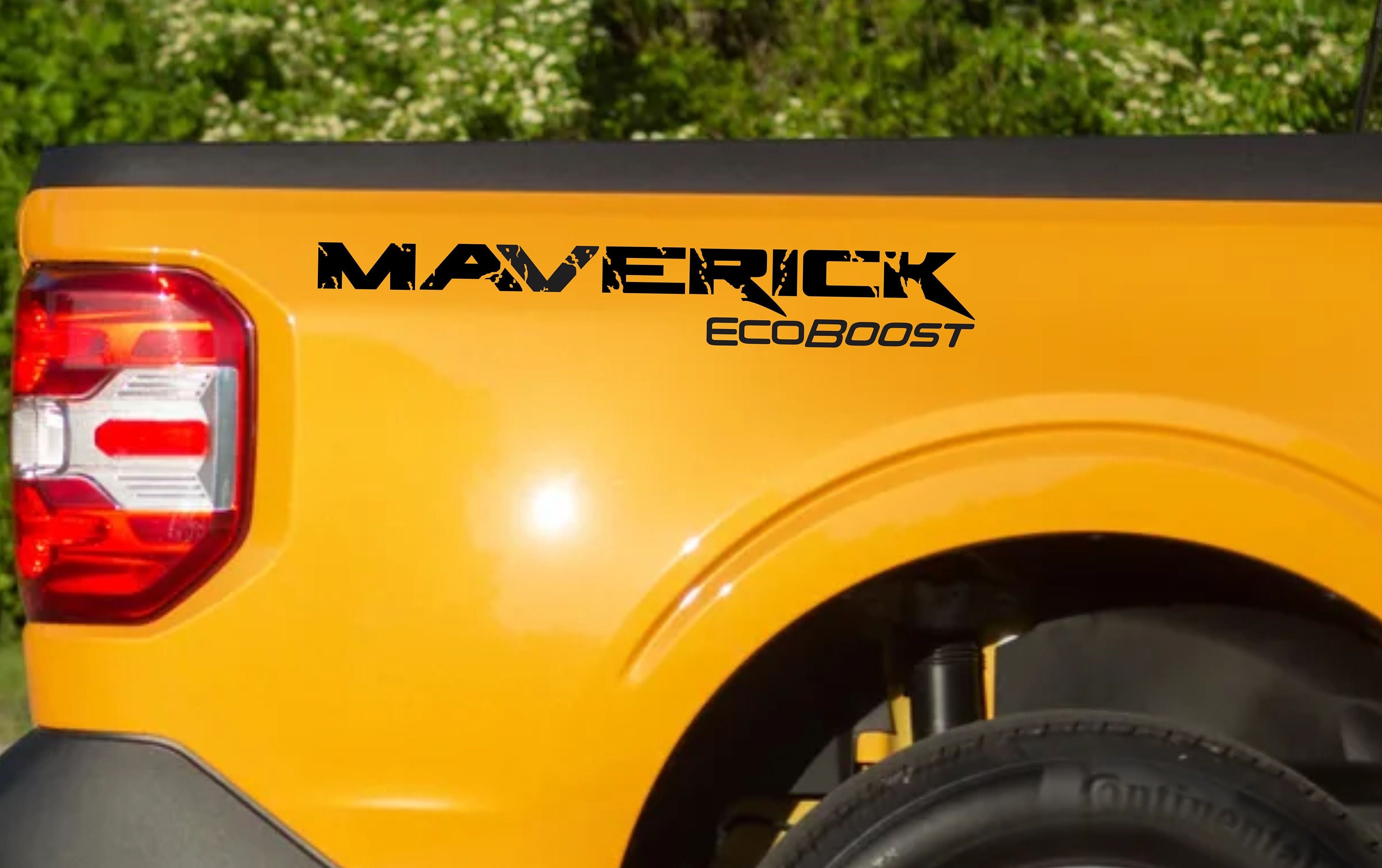 Ford Maverick Ecoboost Vinyl Decal Sticker 2pcs, Bedside Truck Decal ...