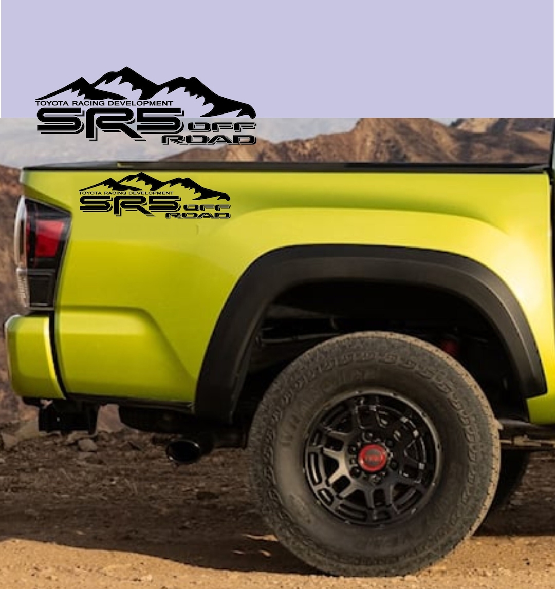 SR5 off Road, TRD 4x4,toyota Tacoma, Tundra, Decals, Stickers, Bedsides ...