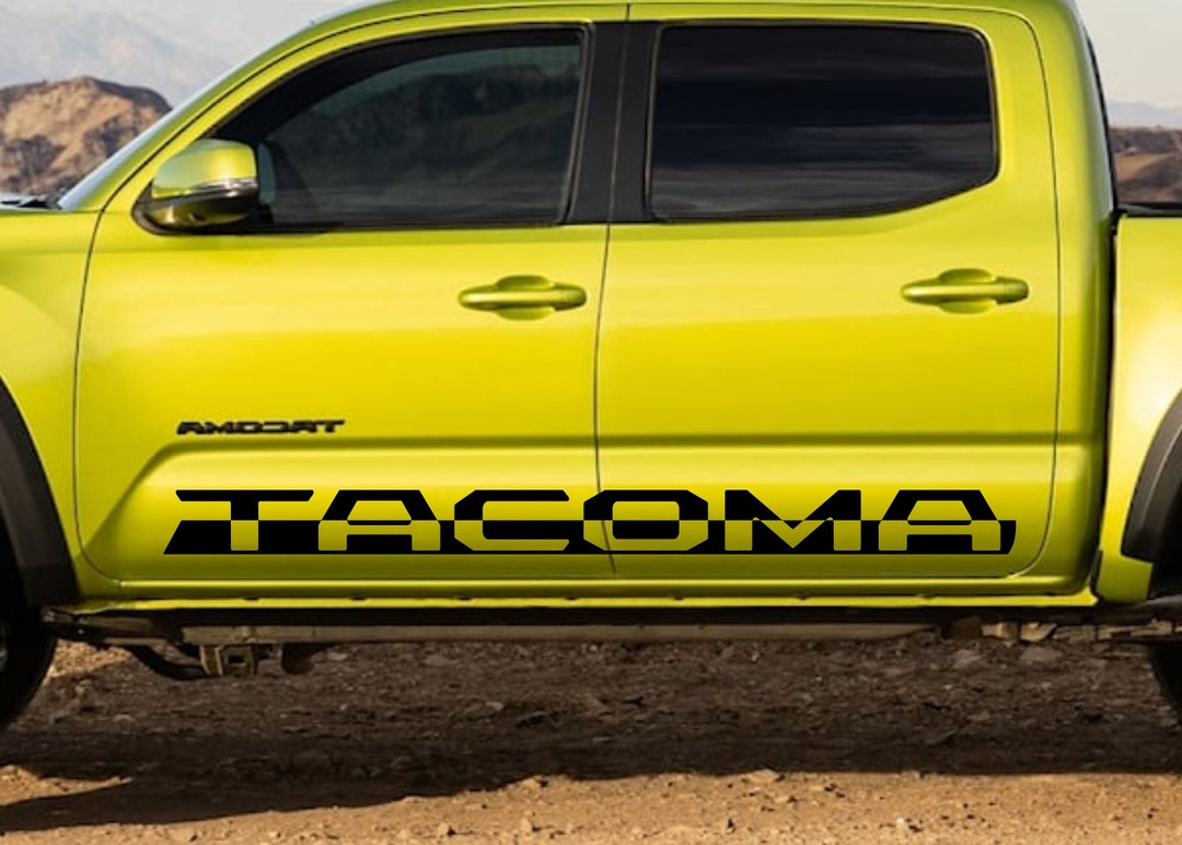 Toyota Tacoma ROCKER PANEL Vinyl Decal Sticker Graphics Kit, TRD 4x4 ...