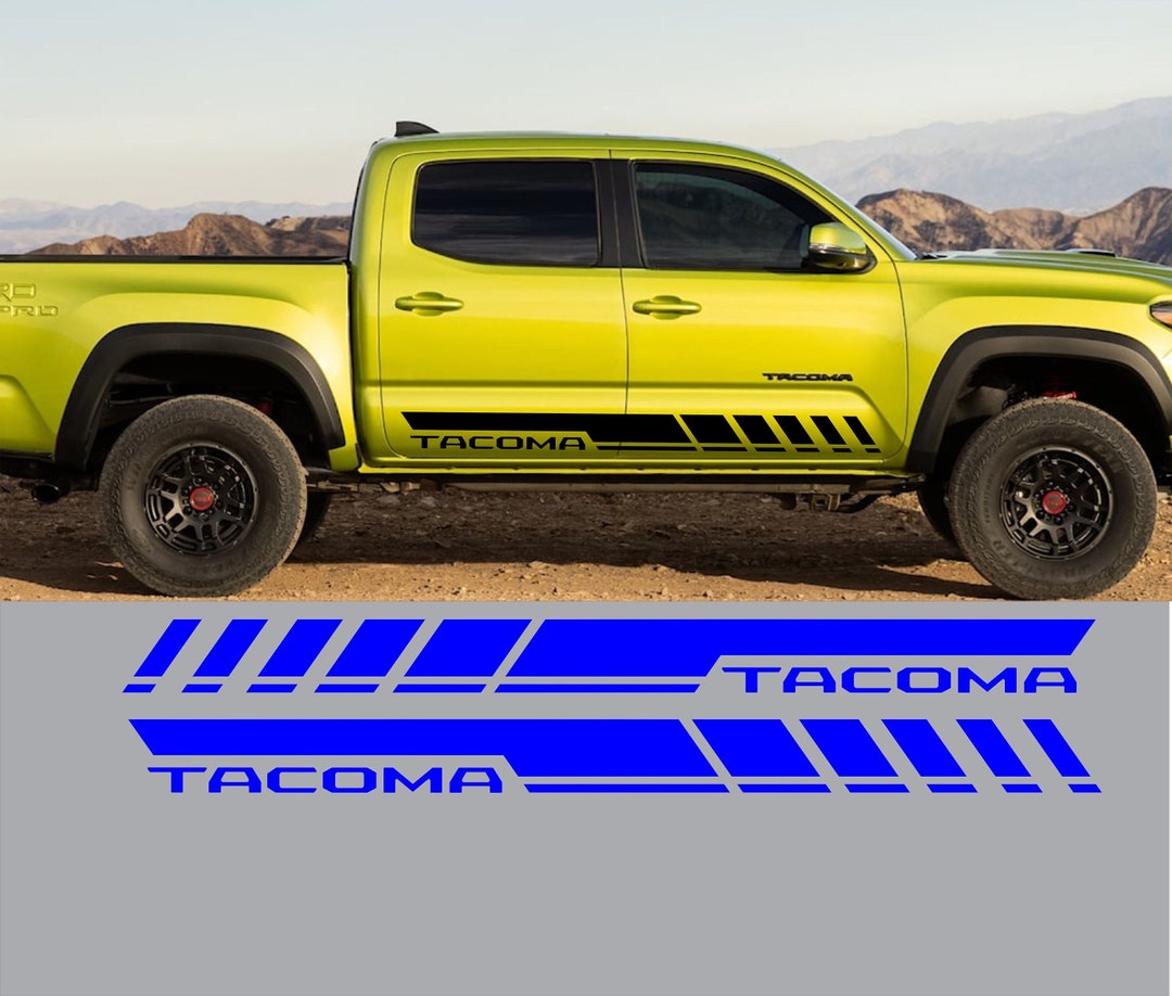 Toyota Tacoma ROCKER PANEL Vinyl Decal Sticker Graphics Kit TRD 4x4 Off ...