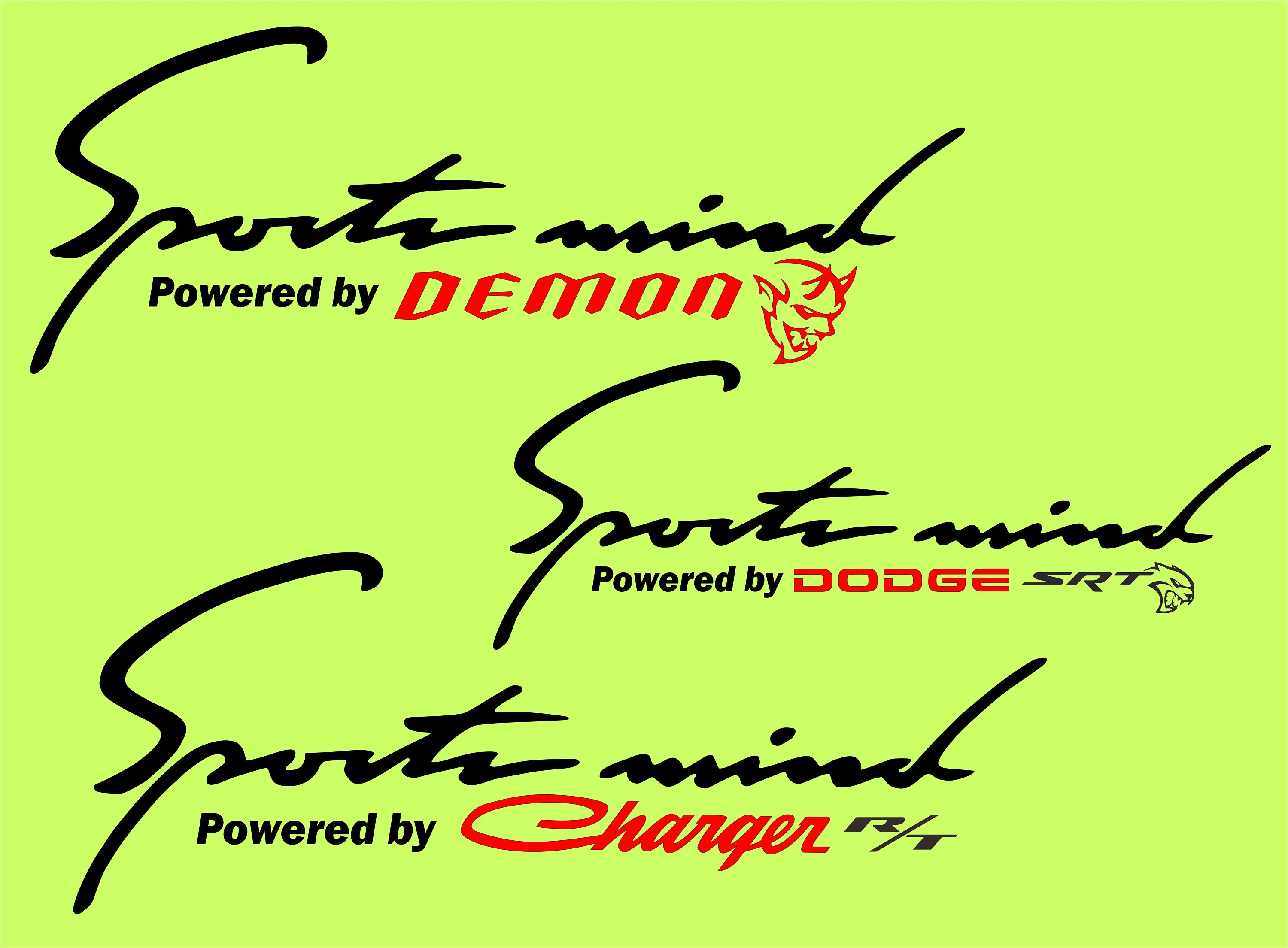 Sports Mind Car Decal Sticker, Racing Style (12'' X 4.4'') - Etsy