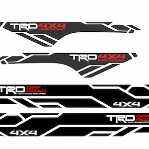 TRD off Road, TRD 4x4,toyota Tacoma, Decals, Stickers, Bedsides Decal ...