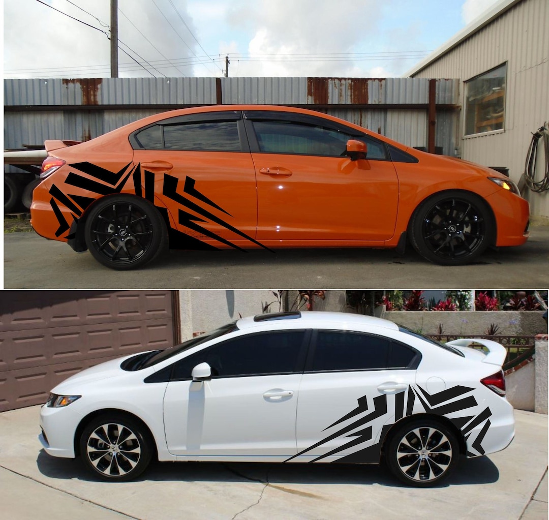 Pattern Shapes Graphics Stripe Decals Stickers Vinyl Compatible With ...