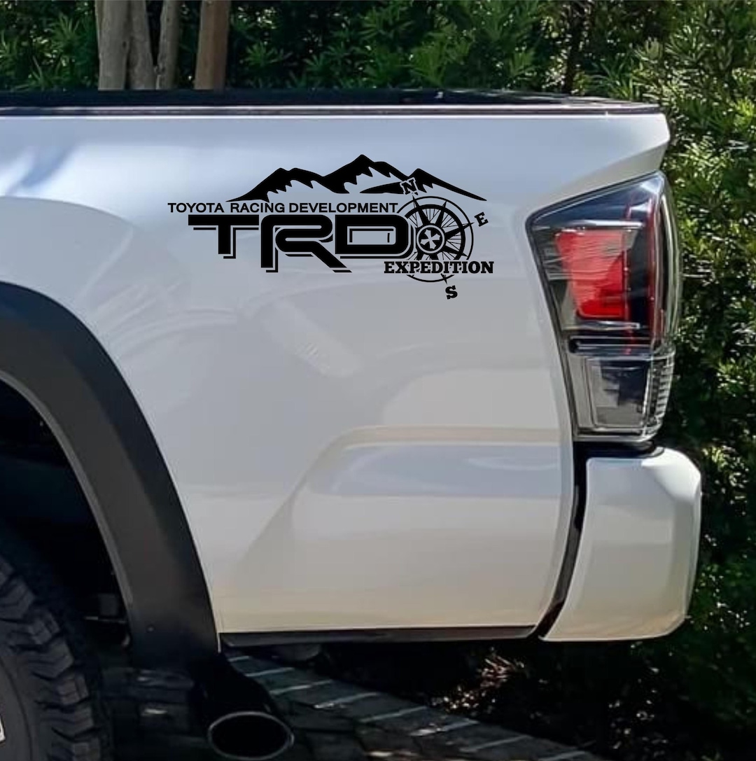 TRD off Road Decal, Toyota Tacoma Tundra Ford Runner Truck Bedside ...