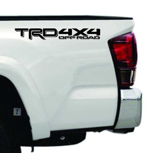 TOYOTA TSS off Road Black Matte Decal Sticker Truck SET - Etsy