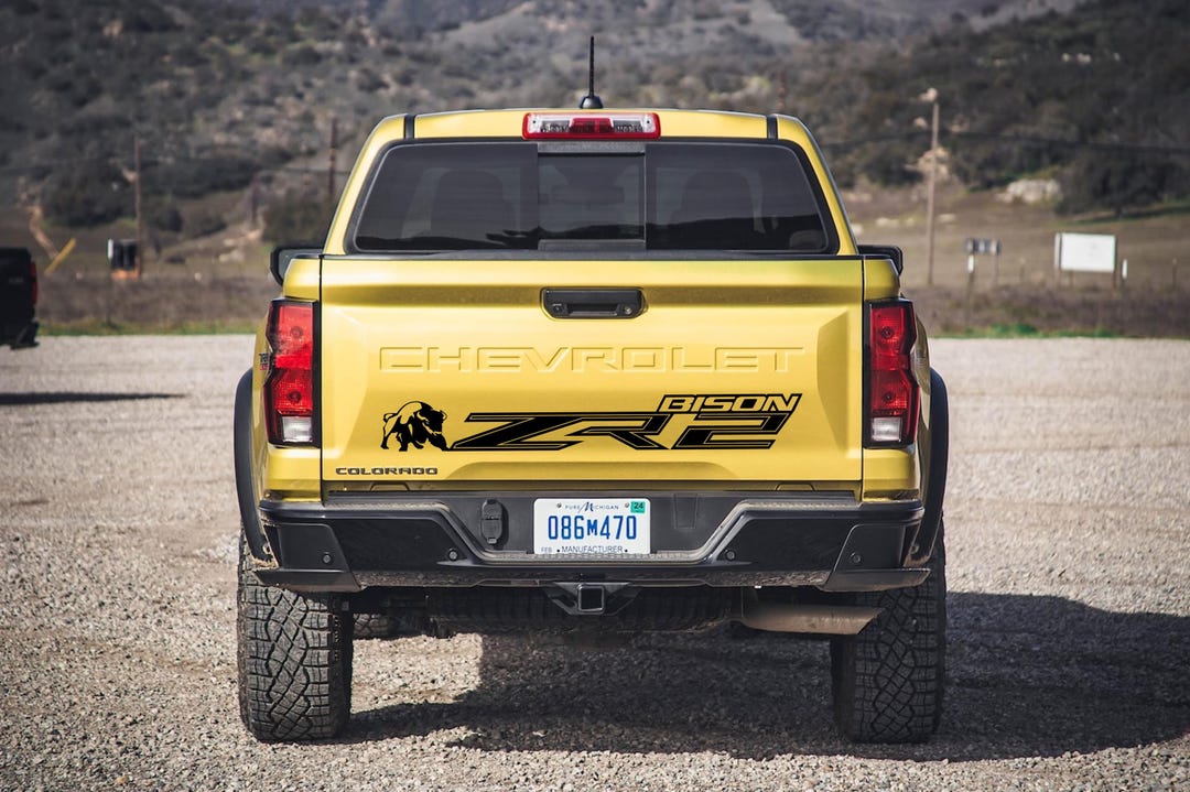 Chevy Colorado ZR2 Tailgate Decals – Vinyl Graphic Kit for Chevrolet ...
