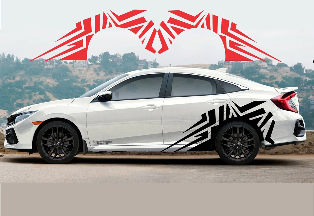 Pattern Shapes Graphics Stripe Decals Stickers Vinyl Compatible With ...