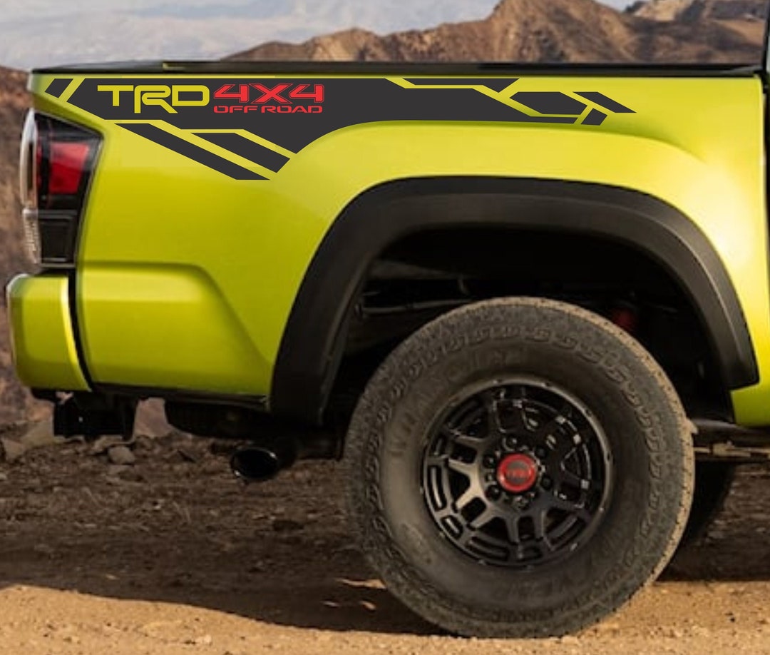 TRD off Road, TRD 4x4,toyota Tacoma, Decals, Stickers, Bedsides Decal ...
