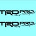 X2 TRD Pro Toyota Racing Development Tacoma Tundra Bedside Decal Vinyl ...