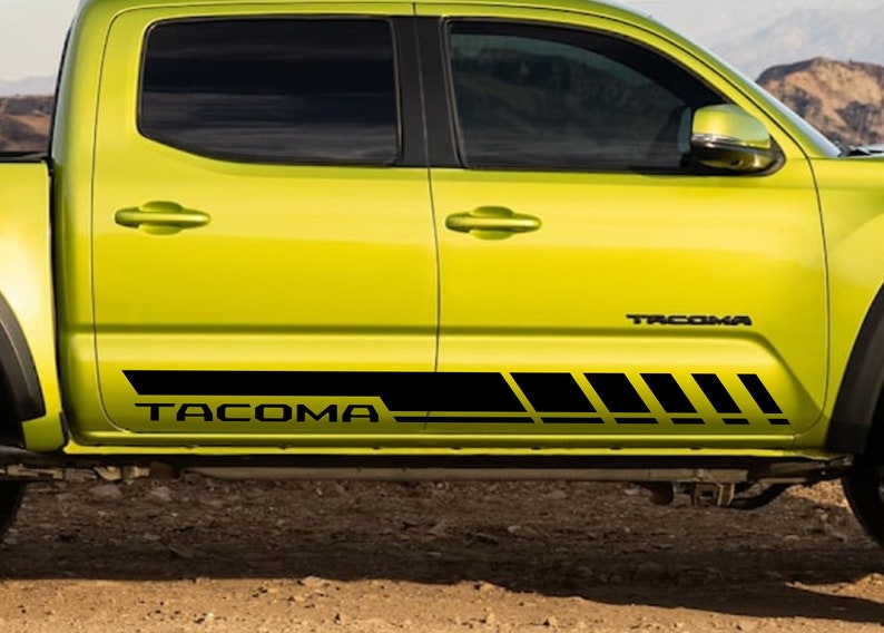 Toyota Tacoma ROCKER PANEL Vinyl Decal Sticker Graphics Kit TRD 4x4 Off ...