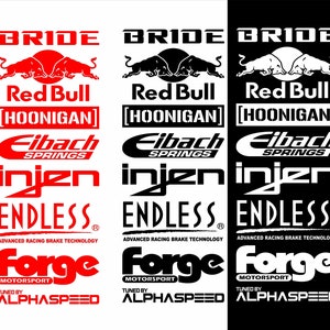 Sponsor Decals for Door Bedside Car Accessories Vinyl Sticker Car ...