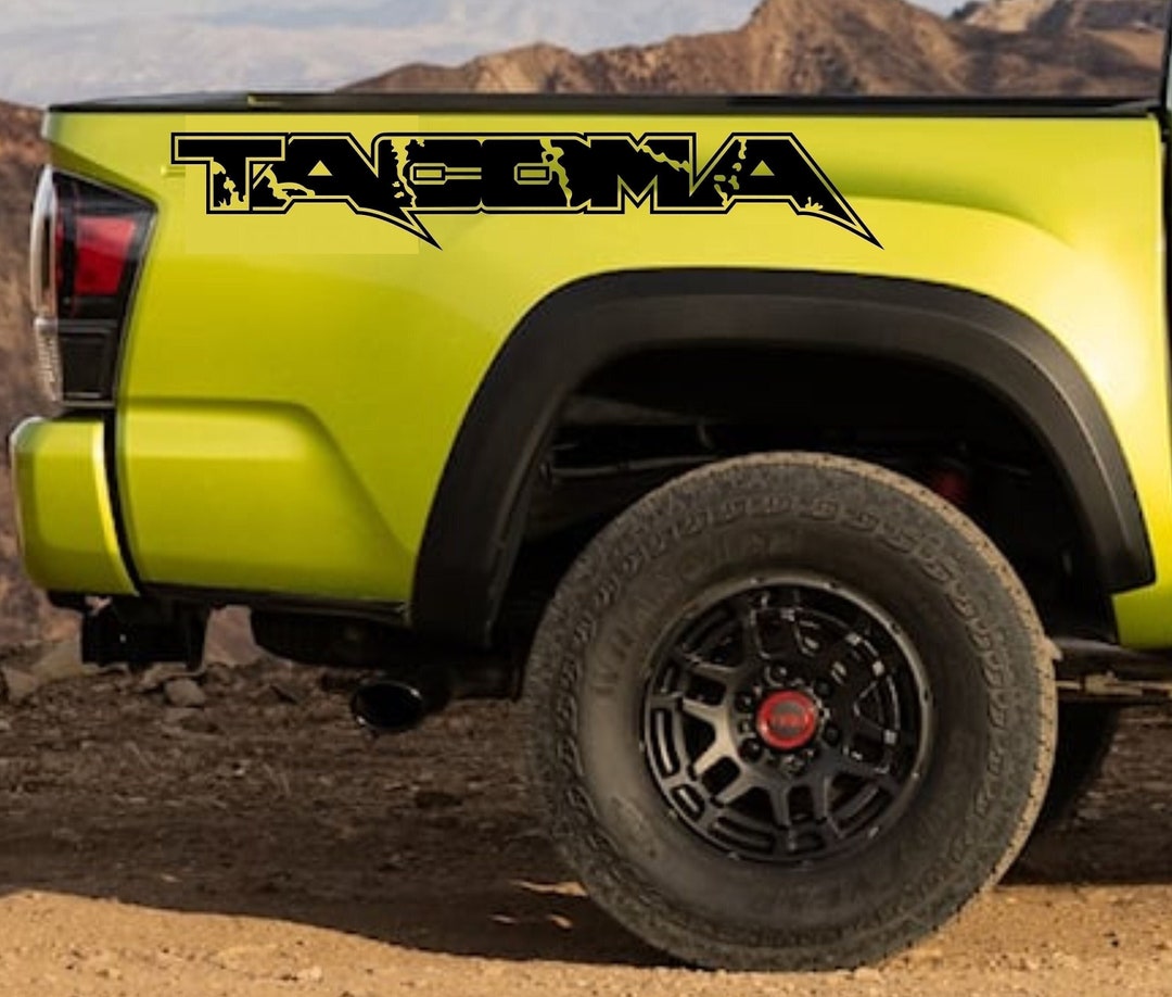TOYOTA TACOMA Bedside Decal, TRD Sticker, Tacoma Raptor Style Decal ...