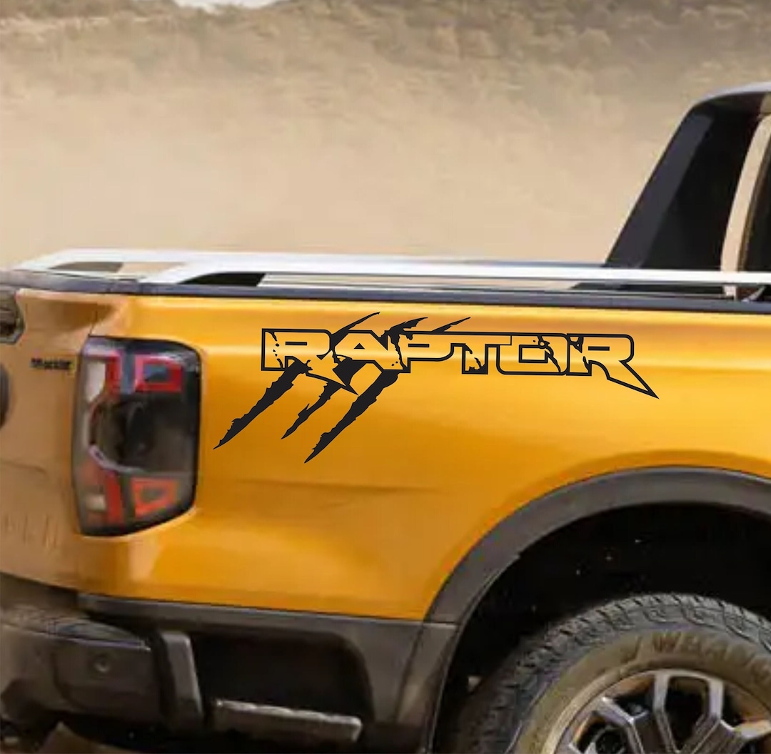 Ranger Raptor Claws Outline Decals Sticker Bedside Fit Ford F150 Ford ...