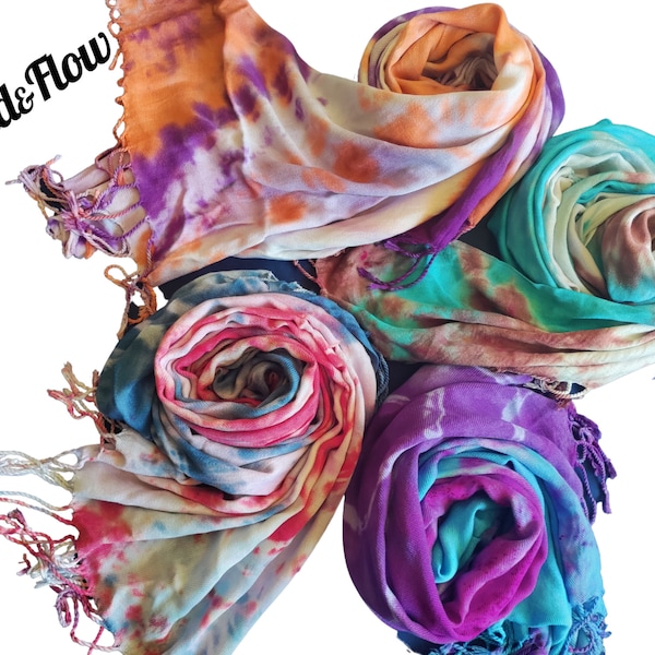 Tie Dye Scarf - Etsy