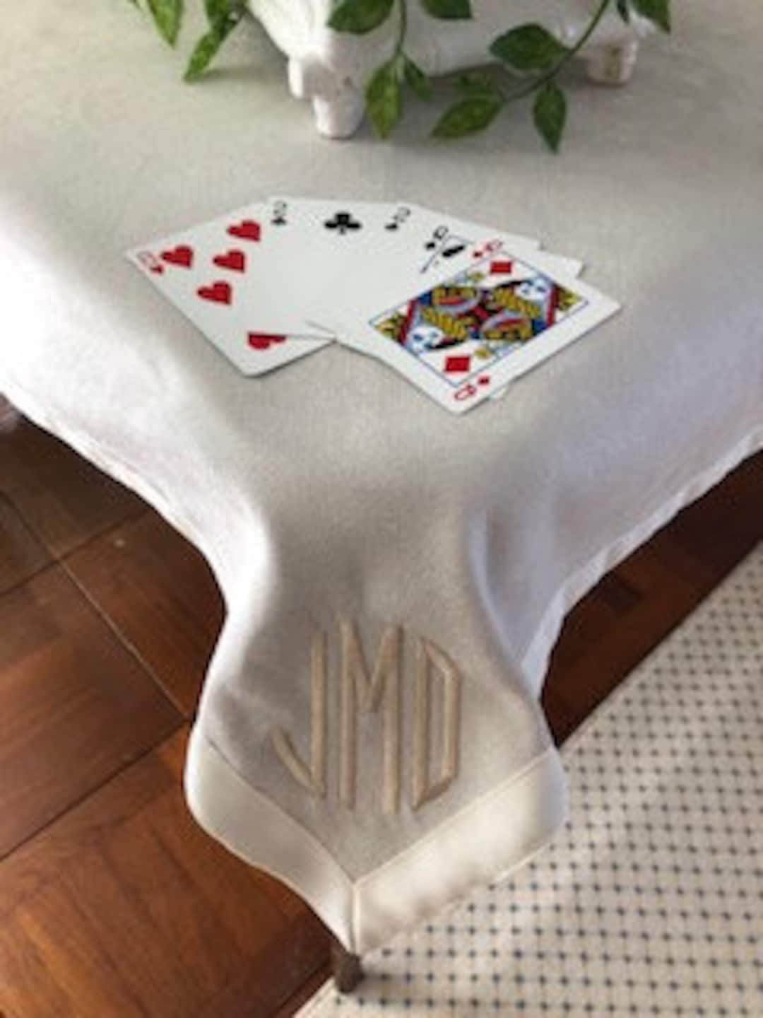 58 Square Card Table Cover - Etsy
