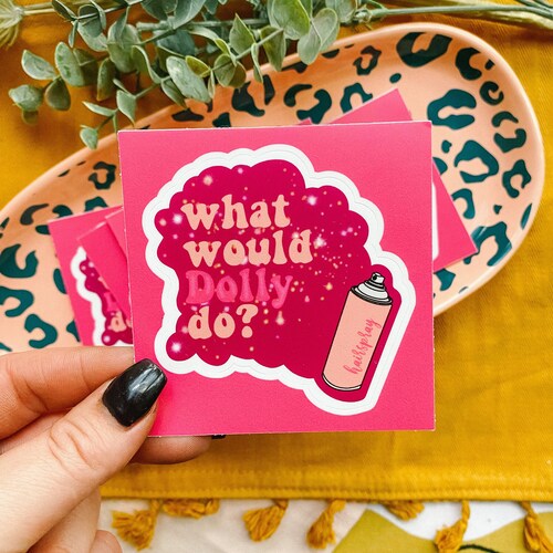 WWDD What Would Dolly Do Cowgirl Sticker - Etsy