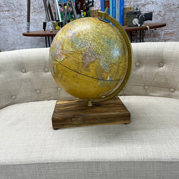 Vintage World Globe - Etsy