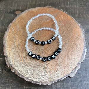 Bad Bunny Stretchy Bracelet, EUTDM, Bracelet Gift for Fans, YHLQMDLG ...