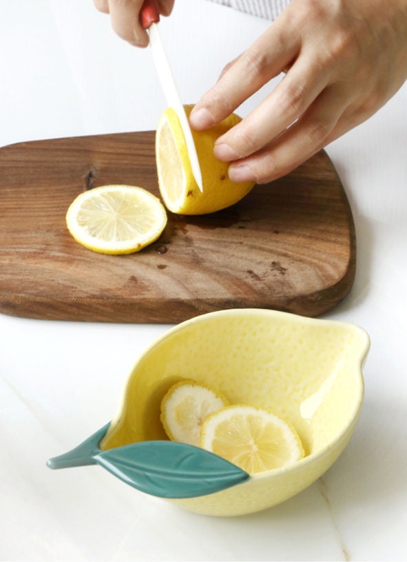 Handmade Ceramic Lemon Bowl Ceramic Lemon Dish Bowl 2 Size - Etsy UK