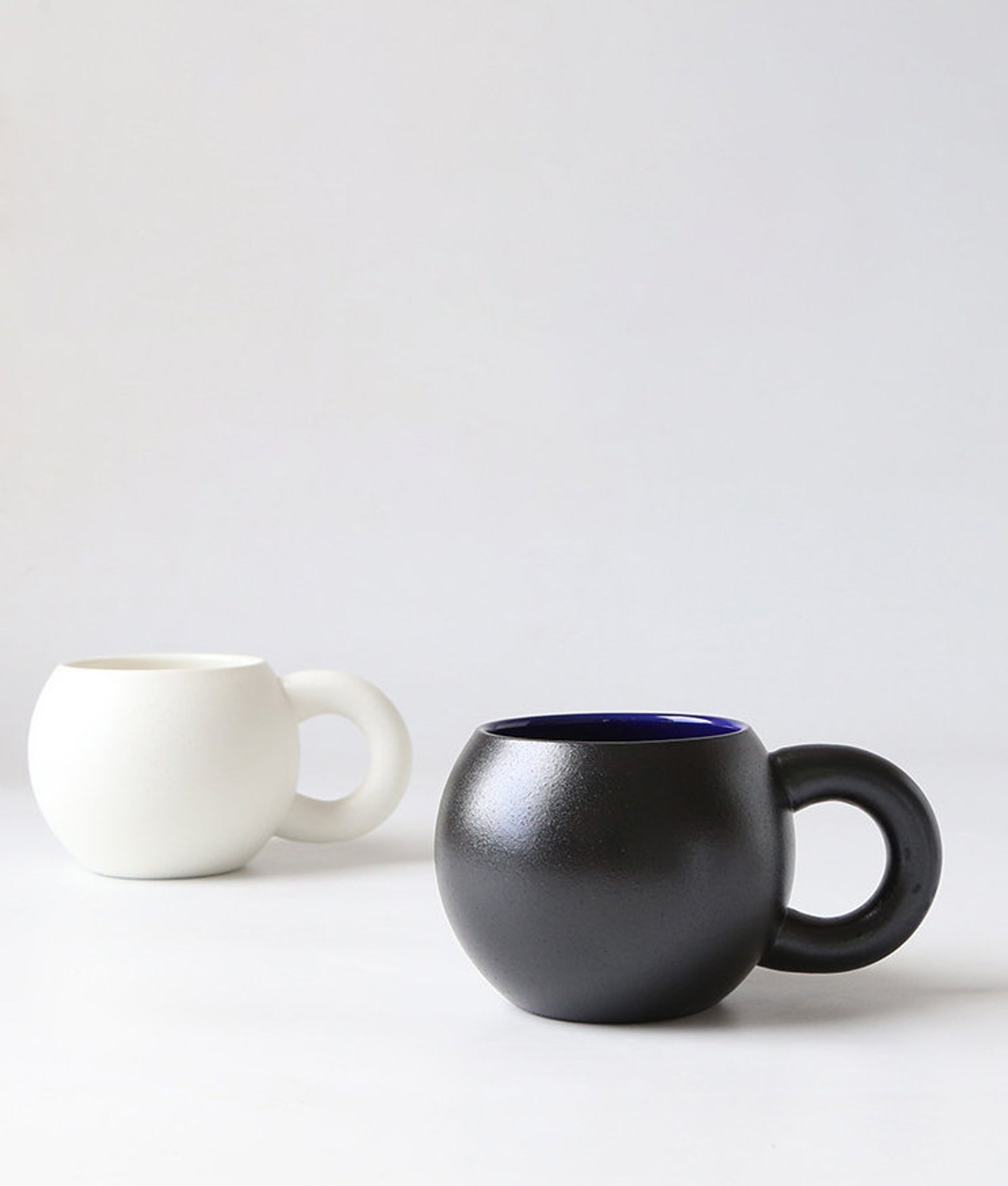 Chubby Ceramic Mug With Handle | Ceramic Coffee Mug With Chubby Design ...
