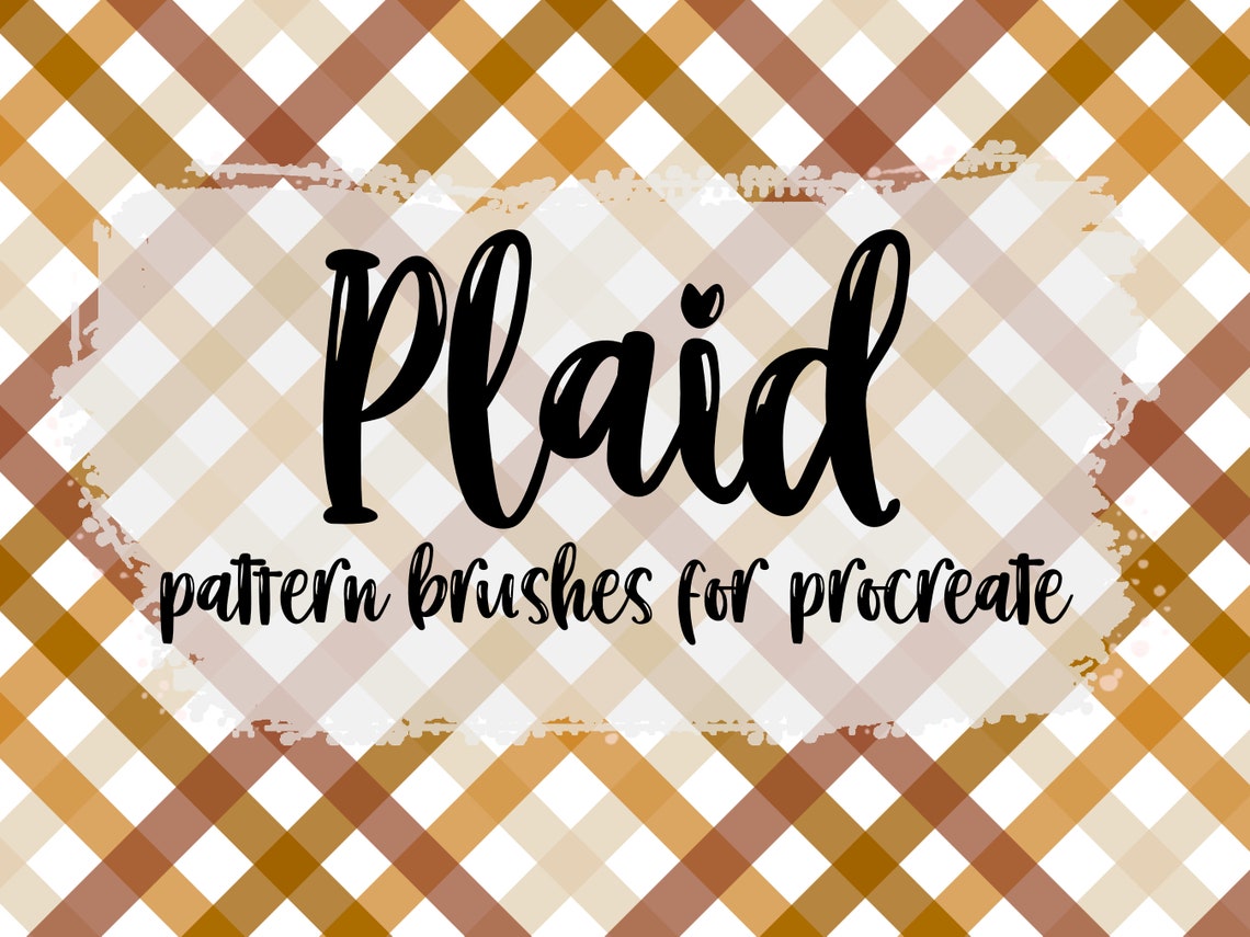 Plaid Patterns for Procreate - Etsy