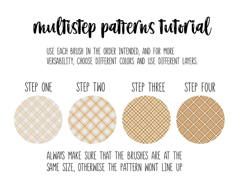 Plaid Patterns for Procreate - Etsy