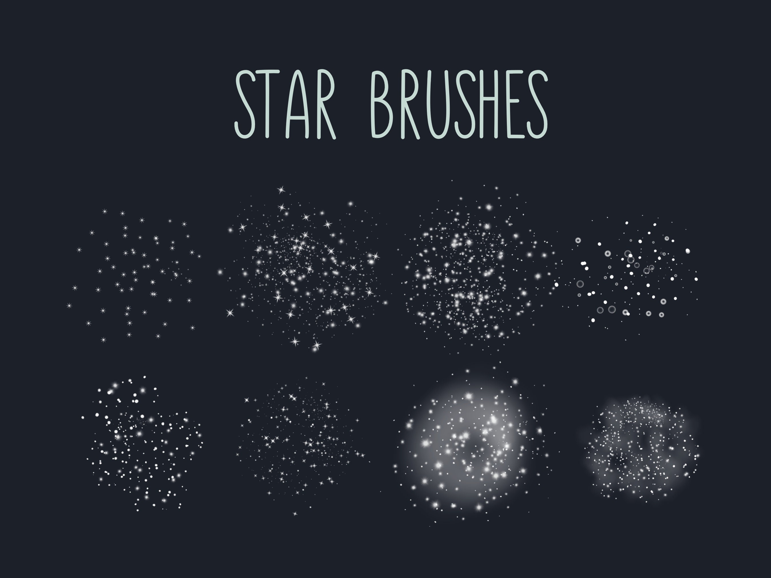Cosmic Dreams | Star Brushes for Procreate - Etsy
