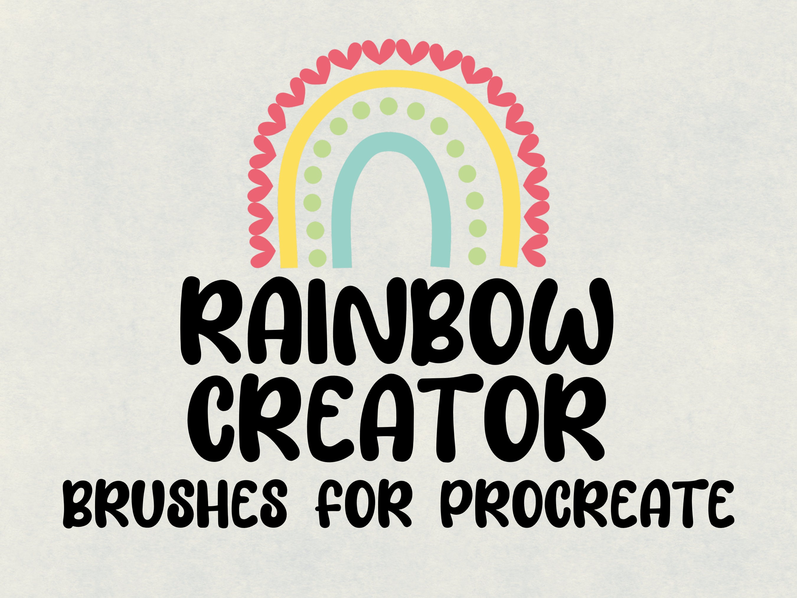 Rainbow Creator | Brushes for Procreate - Etsy