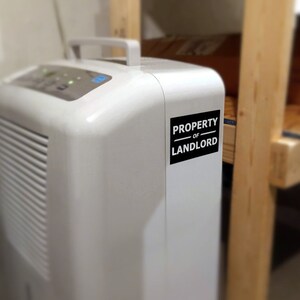 Sticker Property of Landlord Stickers for Labeling Ownership - Etsy