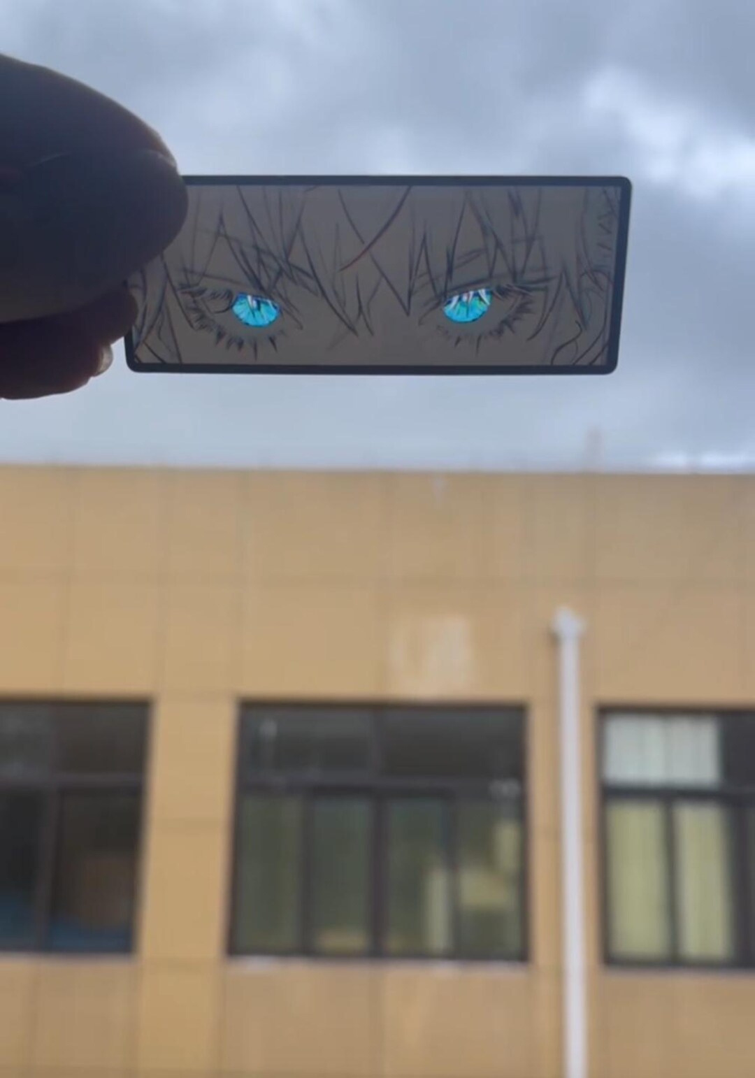 Glowing Eyes Anime Keychain – Light Reactive Acrylic Charm | LED ...