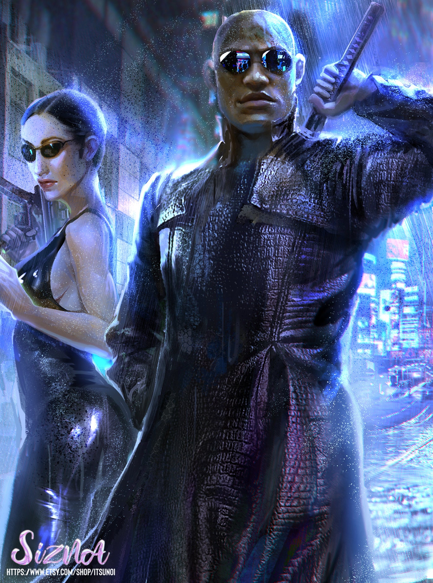 Matrix 11x17 Digital Art Print - Etsy