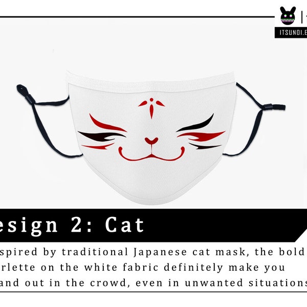 Japanese Kitsune Mask - Etsy