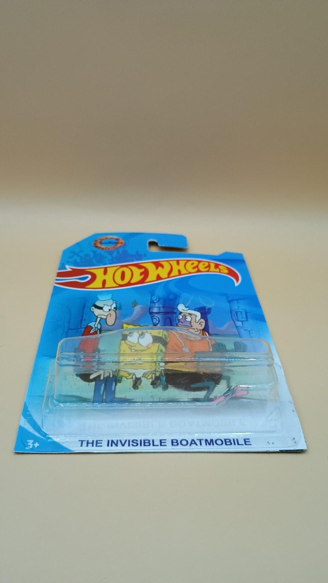 Hot Wheels Spongebob Invisible Boatmobile - ULTRA RARE "stealth Mode ...
